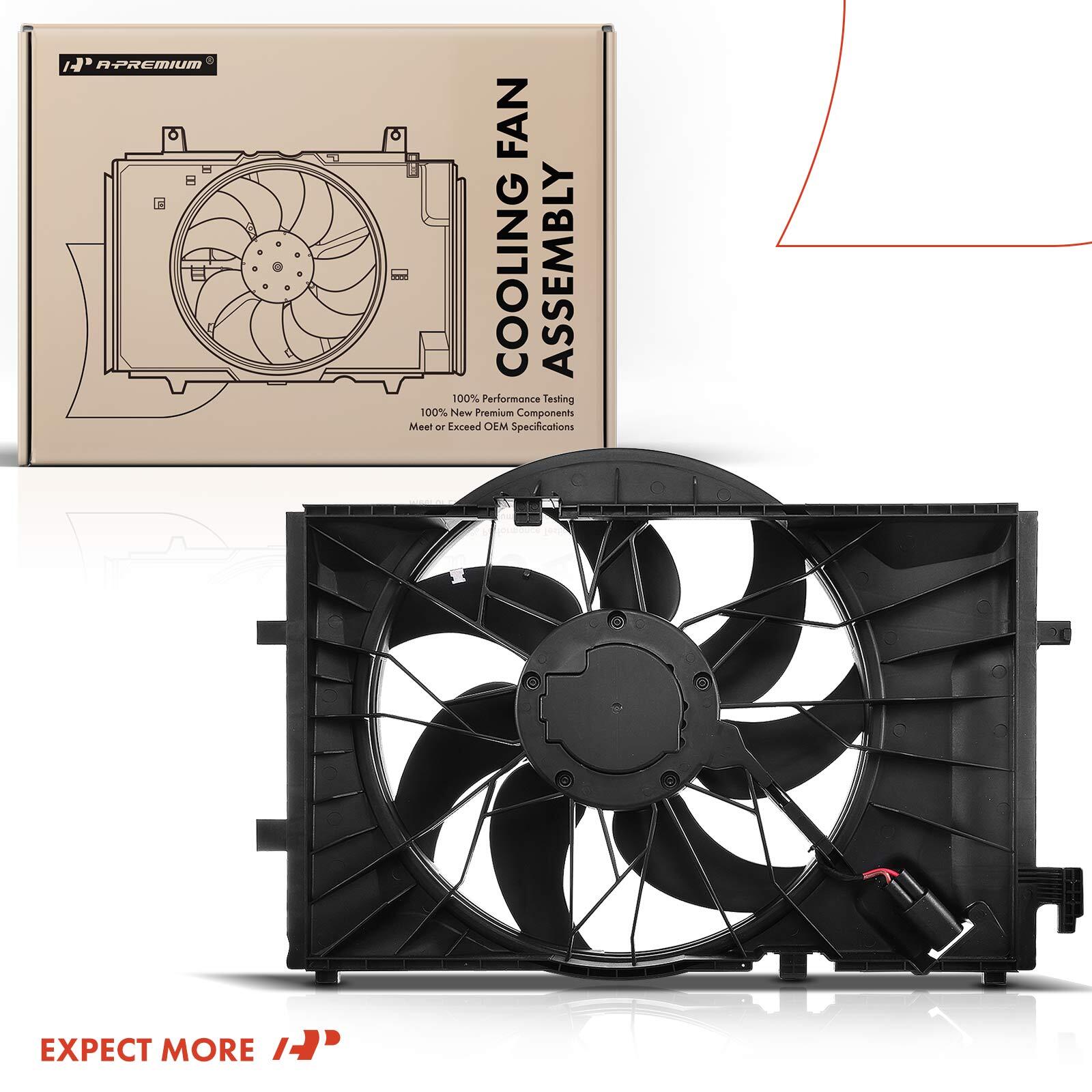 A-Premium Cooling Fan for Mercedes C230 C240 C280 C320 C350 C55 CLK320 ...