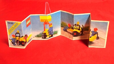 Lego LEGOLAND 6630 Bucket Loader Original Instruction Manual Only | eBay