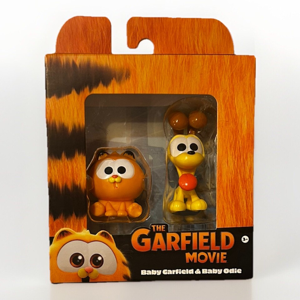 The Garfield Movie - Baby Garfield & Baby Odie 2 Pk Mini Collectible ...