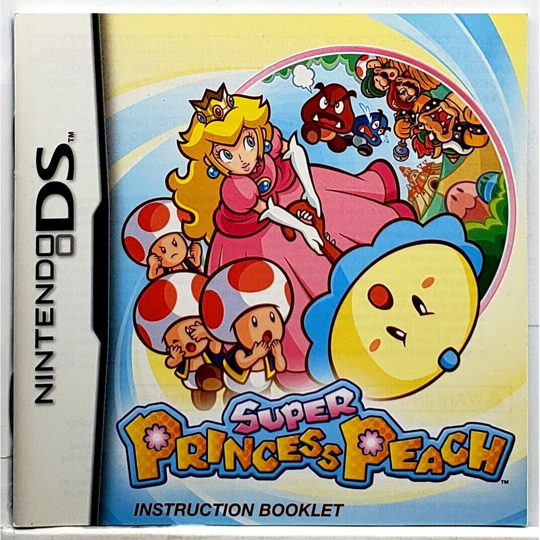 (Manual Only) Super Princess Peach Nintendo DS Pristine Authentic | eBay