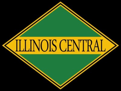 Illinois Central Railroad Diamond Shaped DIECUT NEW Sign 40" Wide USA ...