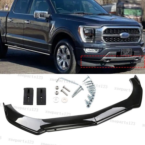For Ford F-150 SVT Lightning Front Bumper Lip Spoiler Splitter Body Kit ...