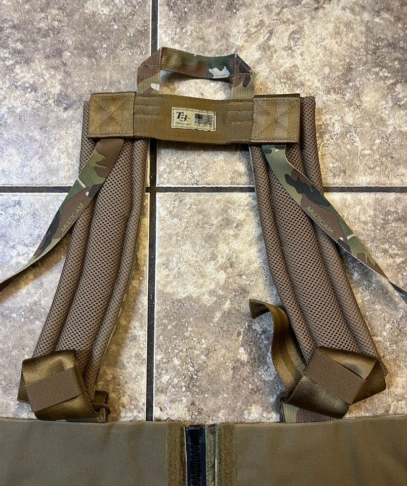 T3 GEAR Split Zip Chest Rig MOLLE Multicam Rhodesian Recon Trident ...