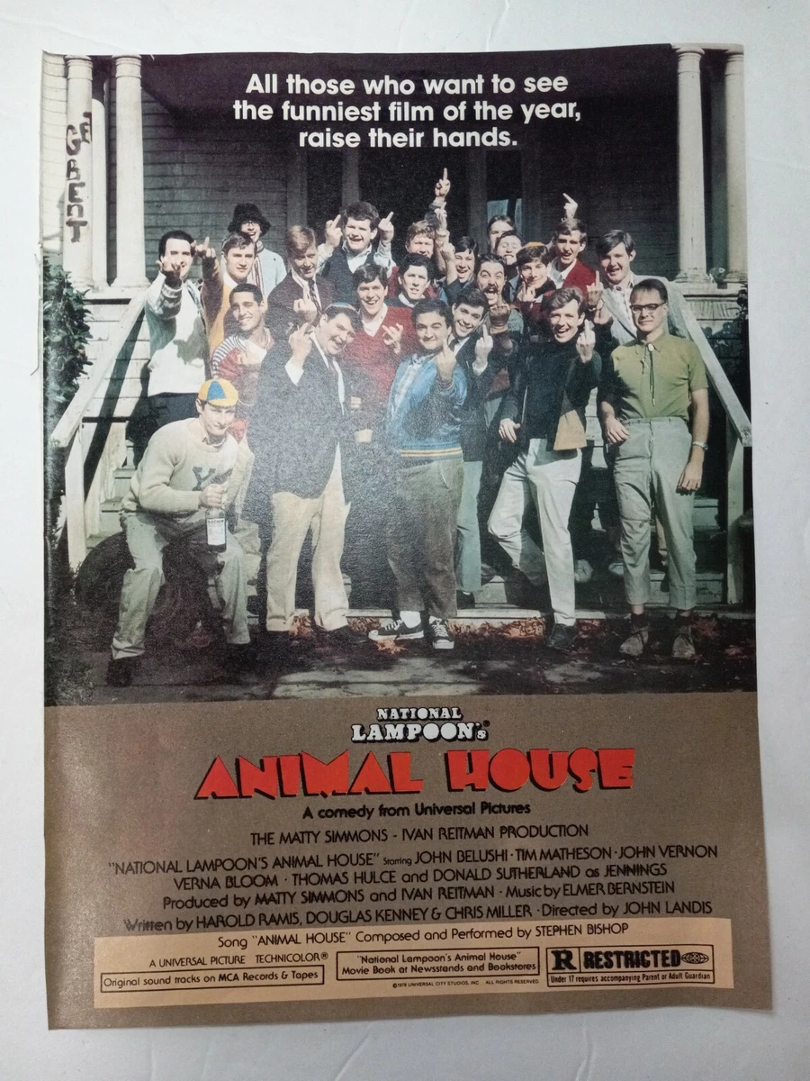 Animal House Middle Finger Poster