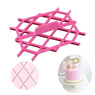 Raft Fondant Embosser Icing Mould Embosser Cutter Baking Icing Quilt ...