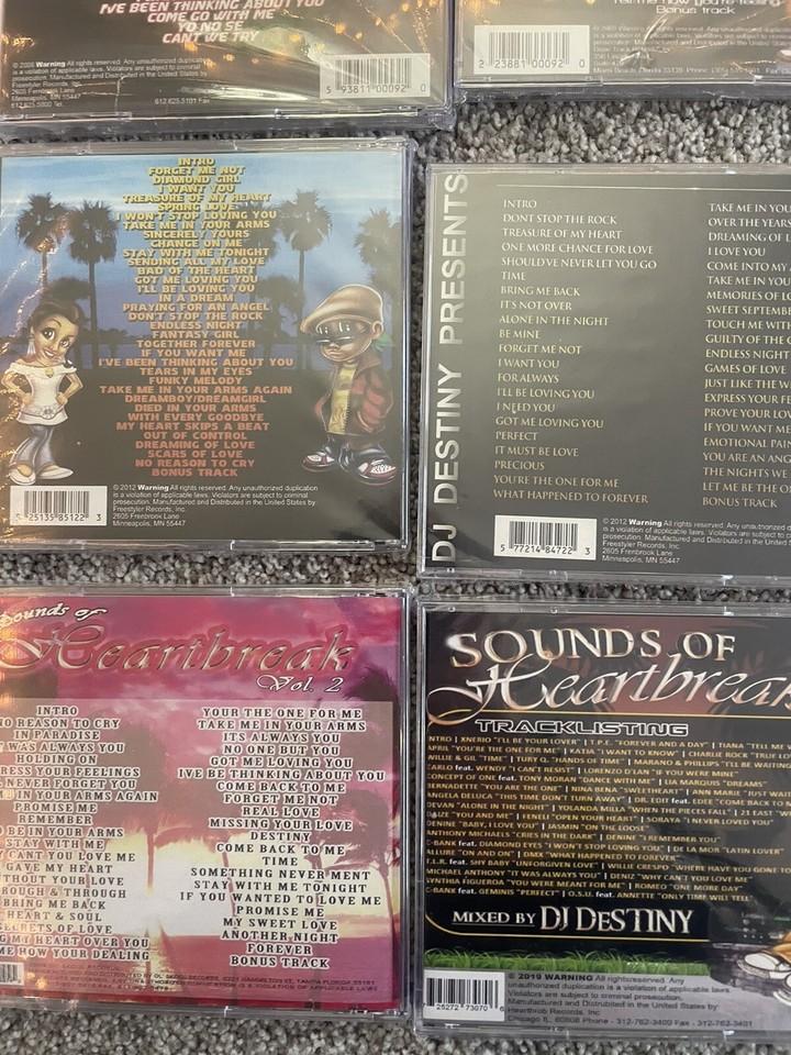 21!! Old School Latin Freestyle Mega Mixes (CD’s) Dj Destiny | eBay