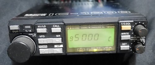 ICOM IC-1200 1200MHz UHF 10W FM Transceiver Mobil Compact Black Used JP ...