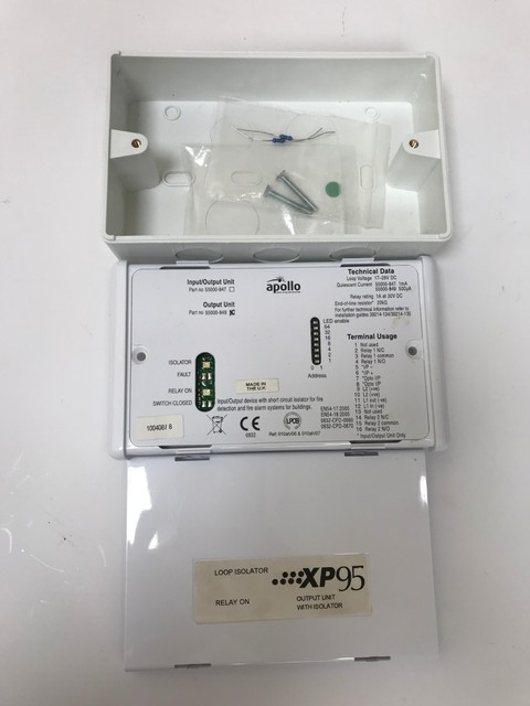 Apollo 55000-849 APO Xp95 Addressable Output Unit With Isolator for ...