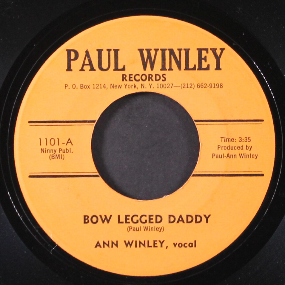 WILLIS JACKSON & ANN WINLEY: bow legged daddy / instro PAUL WINLEY 7 ...