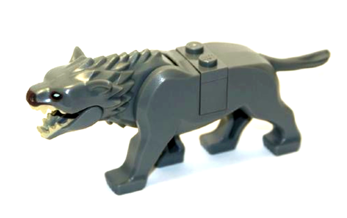 Lego Warg 79002 Dark Bluish Gray The Hobbit Animal Big Figure ...