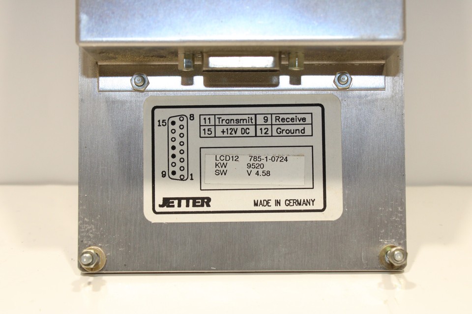 Jetter LCD12 Interface Panel | eBay