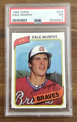 Dale Murphy 1980 Topps - #274 Dale Murphy MLB HOF | eBay