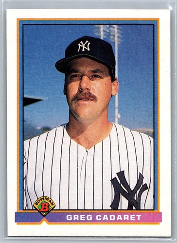 1991 TOPPS BOWMAN CARD # 157 Greg Cadaret - New York Yankees | eBay