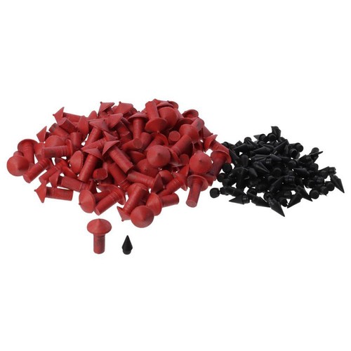 180pcs Red Mushroom Insert Plugs Repair Kits for Reaming and Cleaning ...