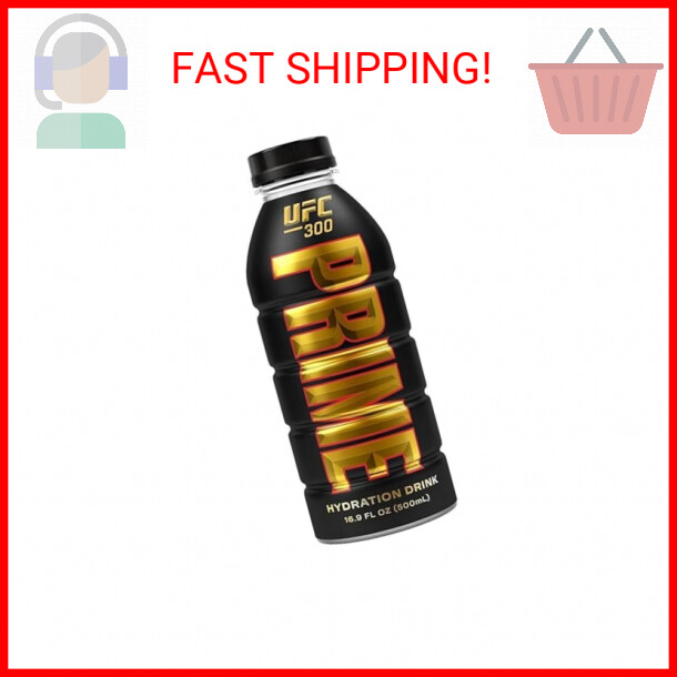 NEW! Prime Sports Drink UFC 300 12 PACK - 16.9Fl oz Hydration Beverage ...