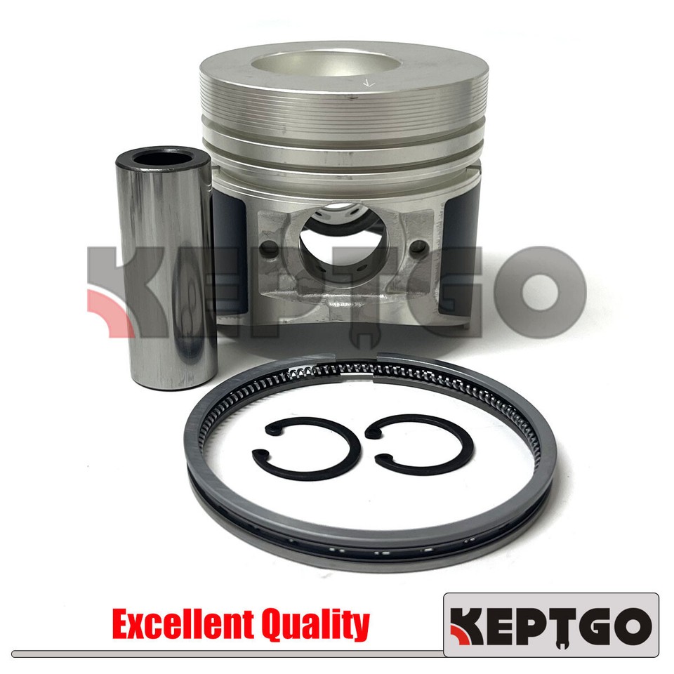4 pcs Piston & Ring Set Fit For Mitsubishi K4N Engine （Direct injection ...