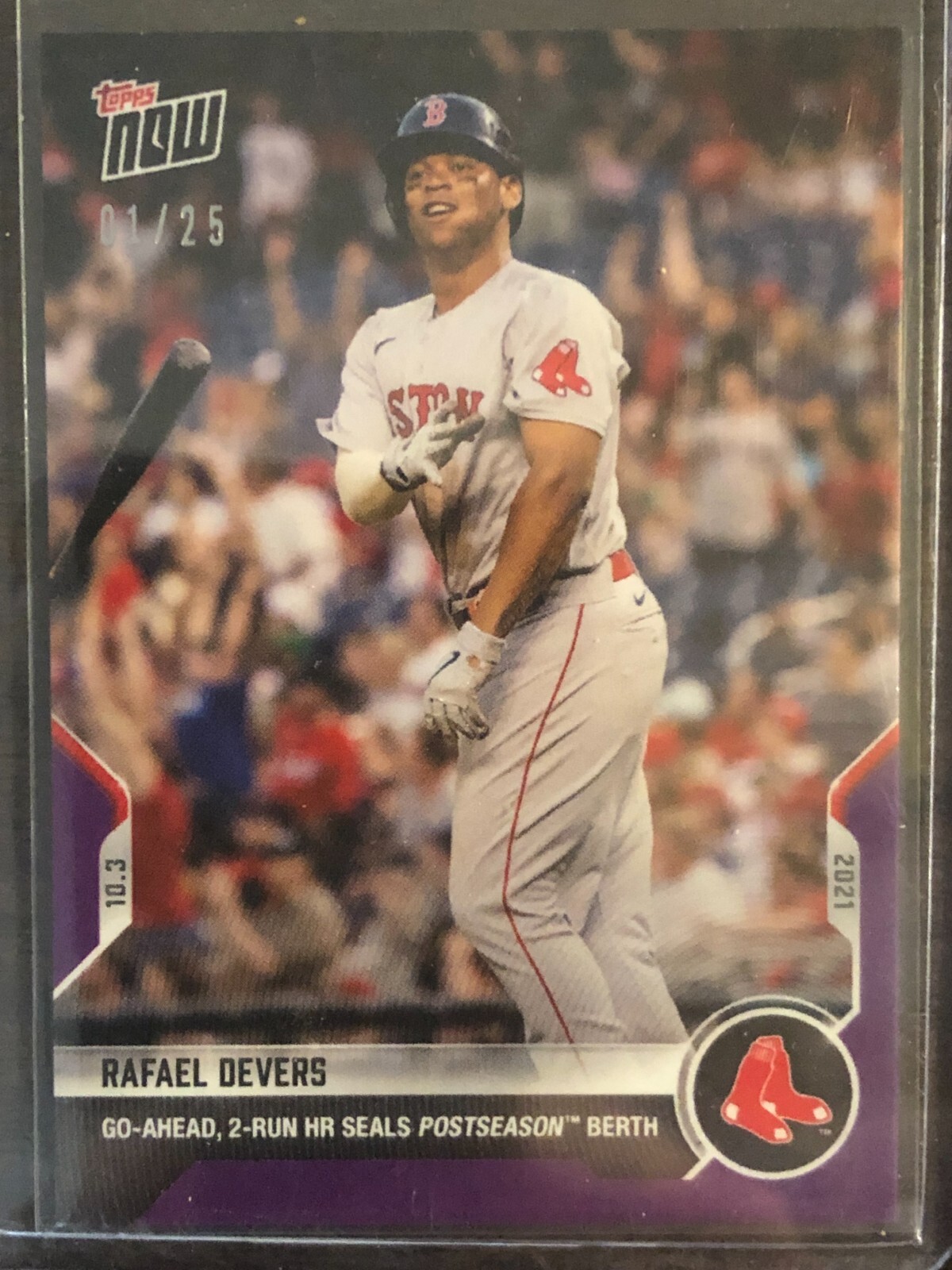 2021 Topps Now #897 Rafael Devers Boston Red Sox 01/25 | eBay