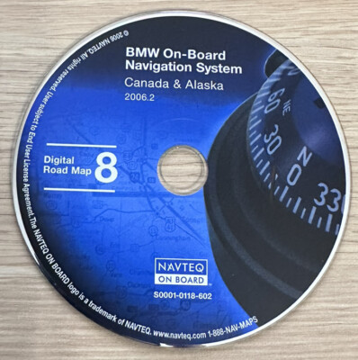 BMW NAVTEQ GPS MAP NAVIGATION DVD DISC CD CANADA ALASKA S00010118602 | eBay