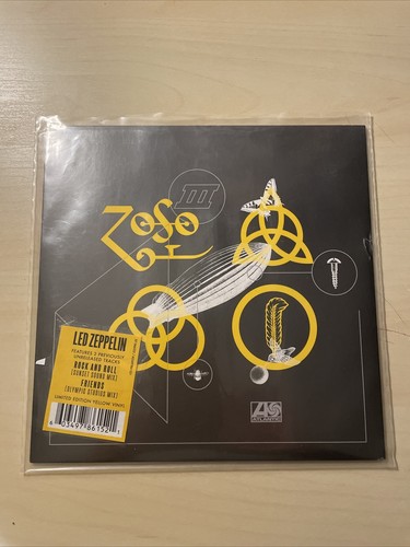Led Zeppelin “Rock And Roll” 2018 RSD 7" Limited Edition Yellow Vinyl w ...