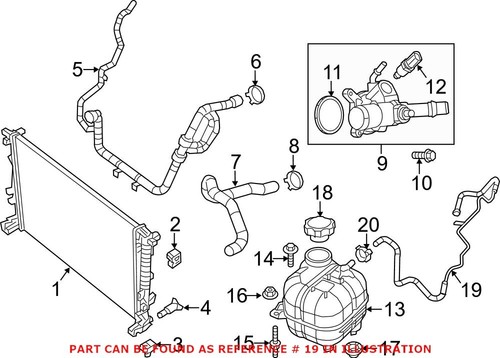 Genuine OEM Engine Coolant Overflow Hose for Jeep 68104991AE | eBay