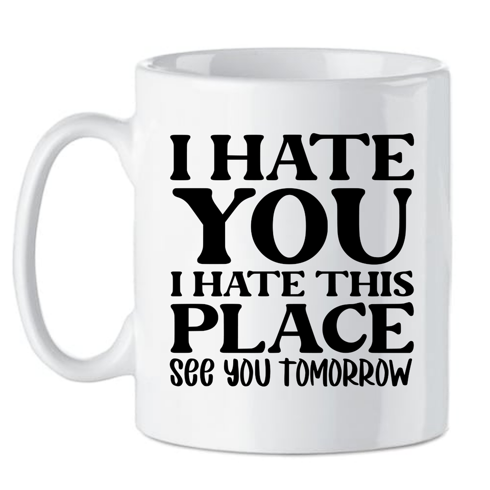 Hilarious Funny Office Quotes Custom Mug Cup Funky Novelty Perfect Gift ...