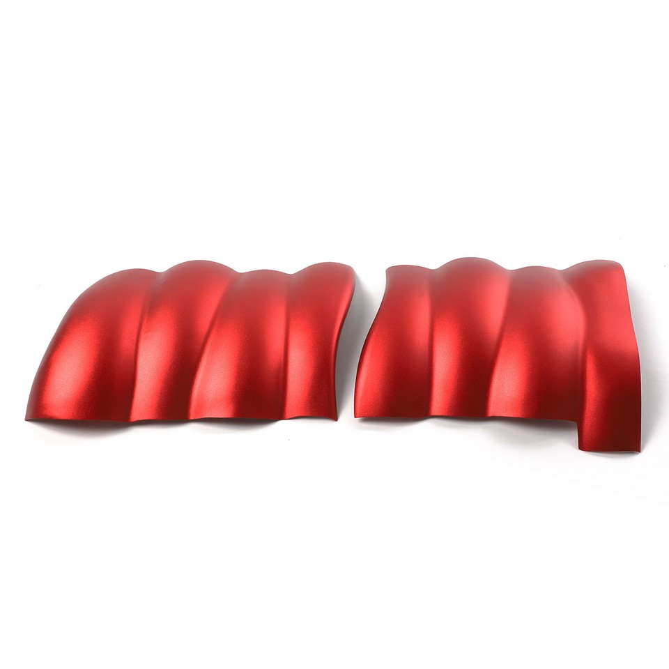 Red Aluminum alloy Engine Intake/Plenum Cover Trim Fit For Corvette C6 ...