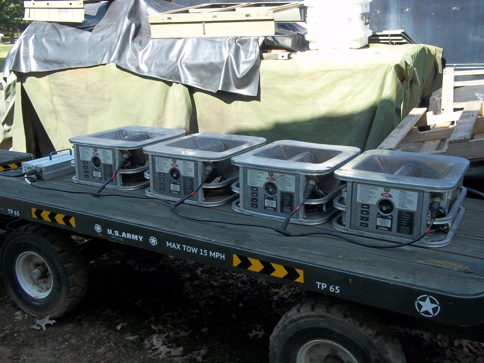 4-MKT-MILITARY SURPLUS MBU BURNERS +POWER UNIT+CORD ARMY FIELD KITCHEN ...