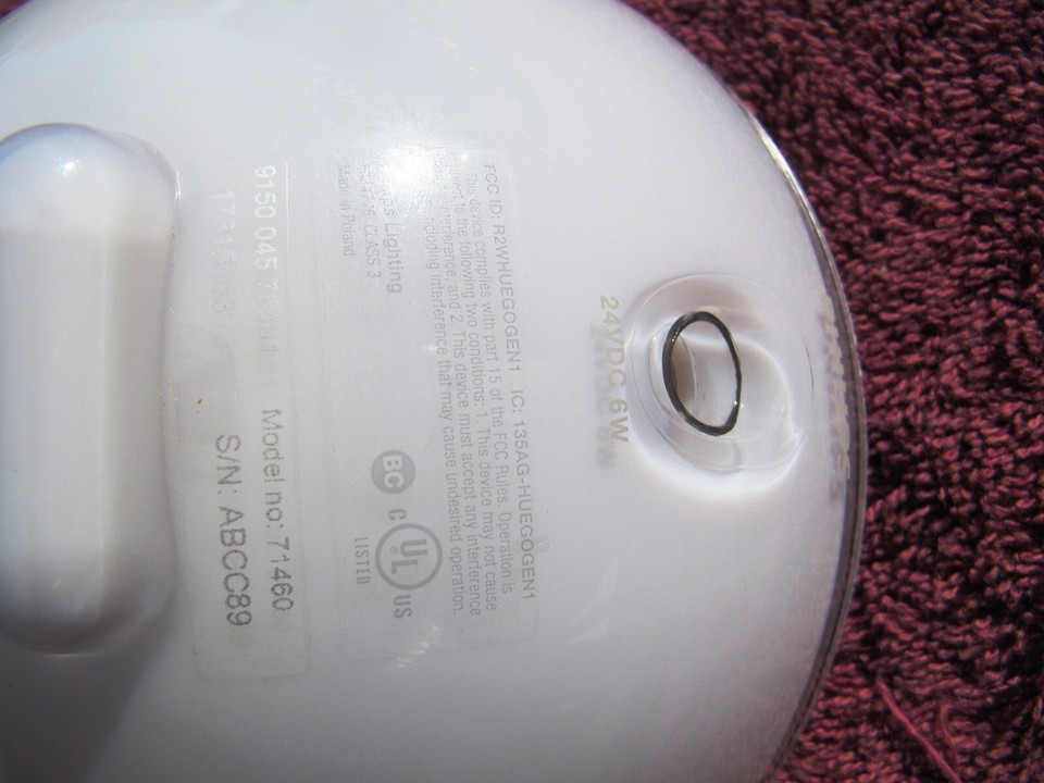 PHILIPS HUE GO Portable accent LED Smart Light White Color battery ...