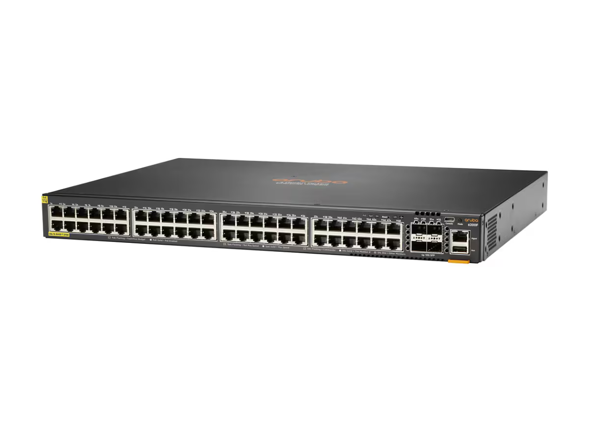 HPE Aruba 6200F 48 Port Rack Mountable Ethernet Switch - JL727A for ...