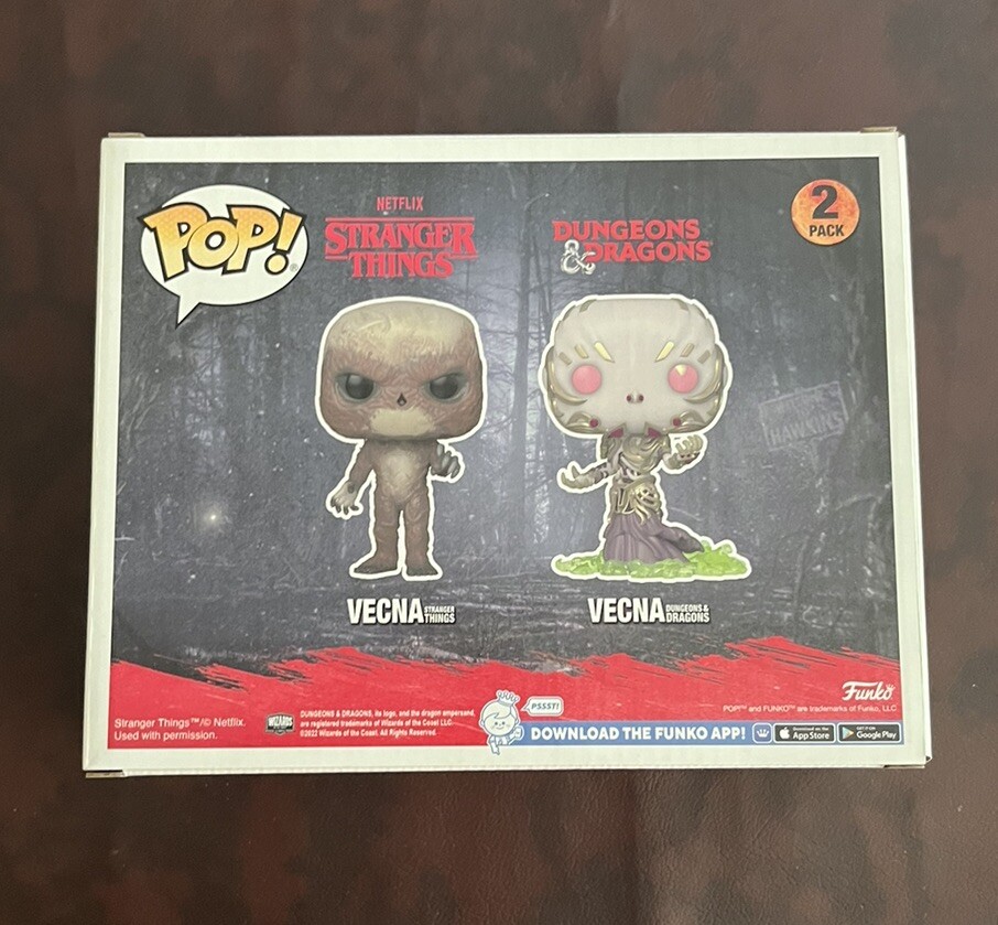 VAULTED! Funko Pop! VECNA & VECNA Stranger Things D&D! NM Box! In ...