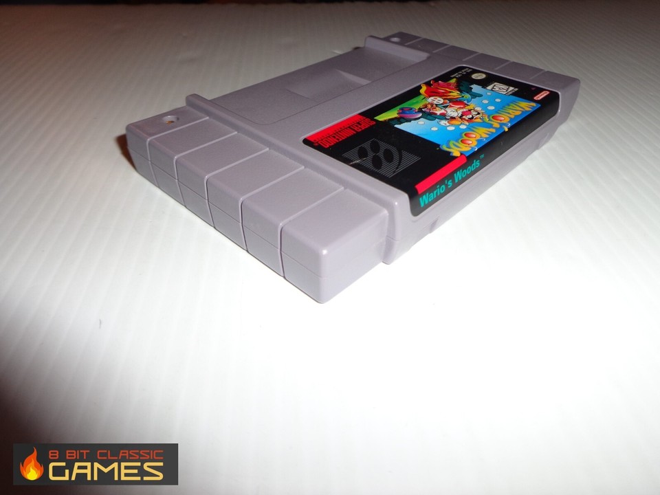 Wario's Woods GAME ONLY - SUPER NINTENDO SNES 67a | eBay