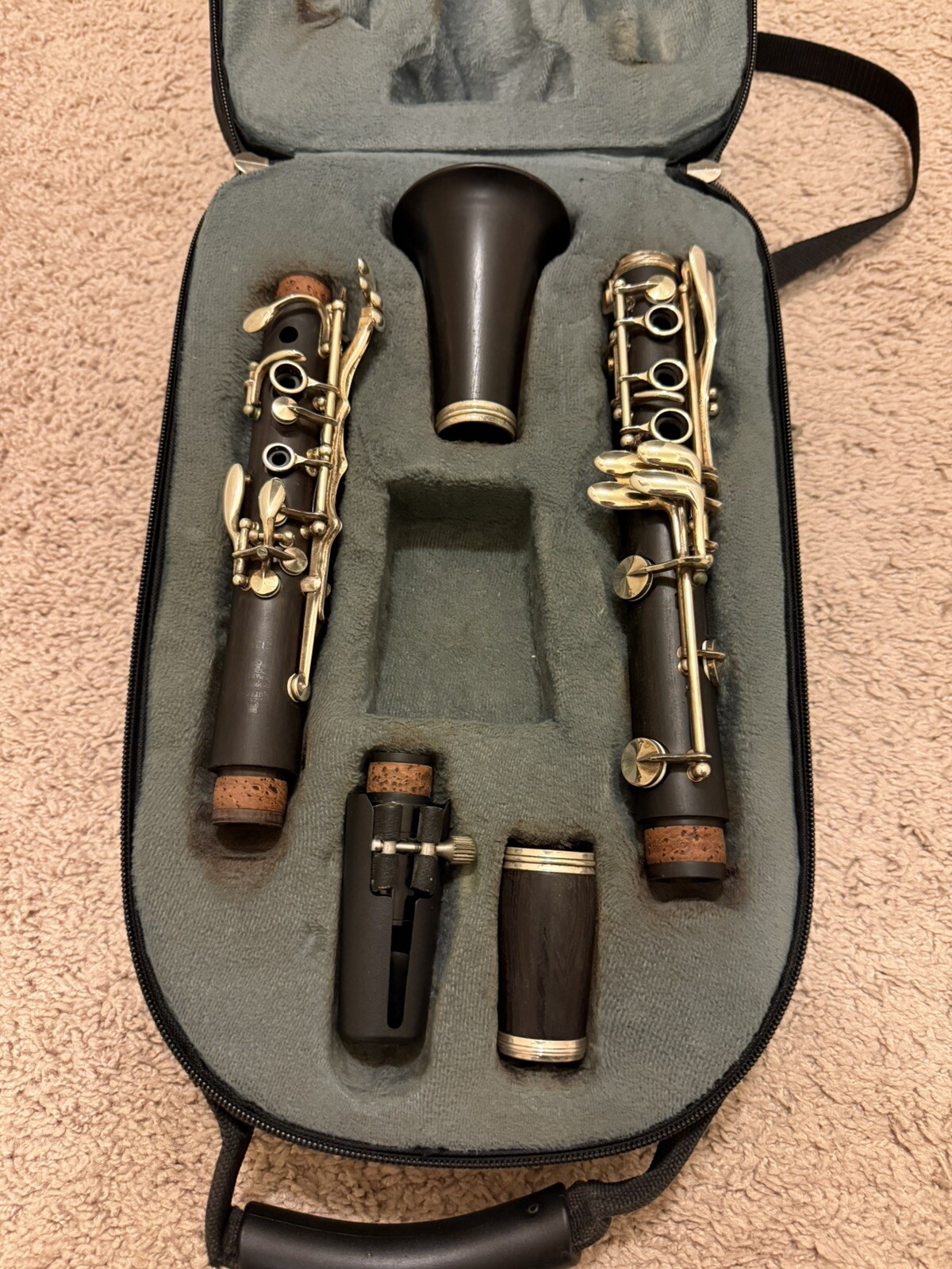 Buffet Crampon E-12F Intermediate Bb Clarinet Silver-plated Keys with ...