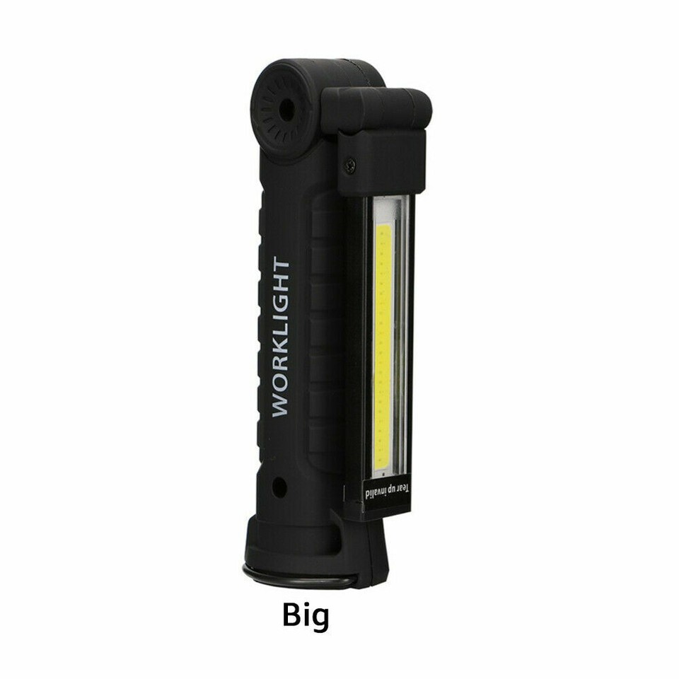Rechargeable LED COB Work Light Mechanic Flashlight Lamp Base | eBay
