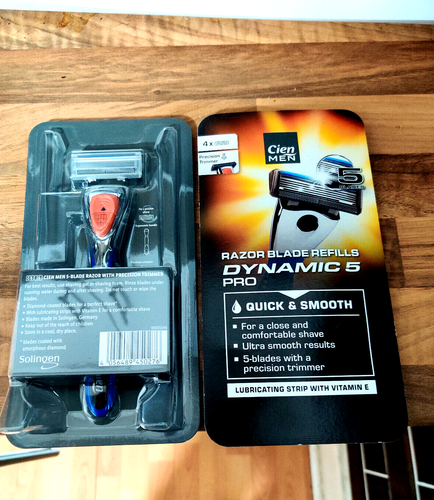 Cien Shark Mens 5 Shaving razor PLUS Replacement Cartridges | eBay UK