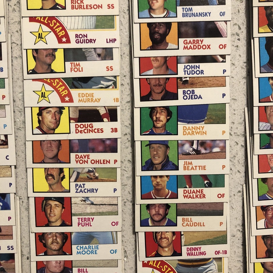 (80) 1984 Topps Baseball Cards Eddie Murray Tom Seaver Lou Piniella Jim ...