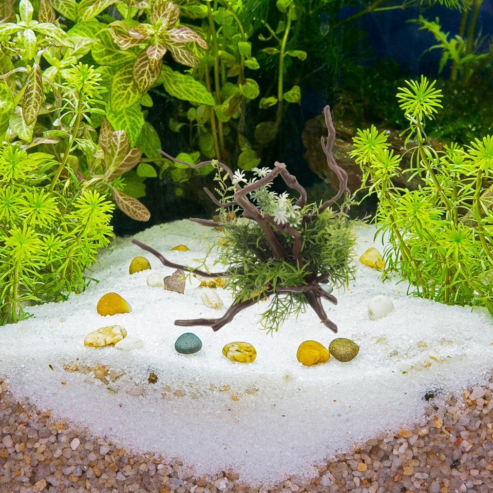 Simulation Twig Decoration Aquarium Water Grass Aesthetic Fish Tank ...