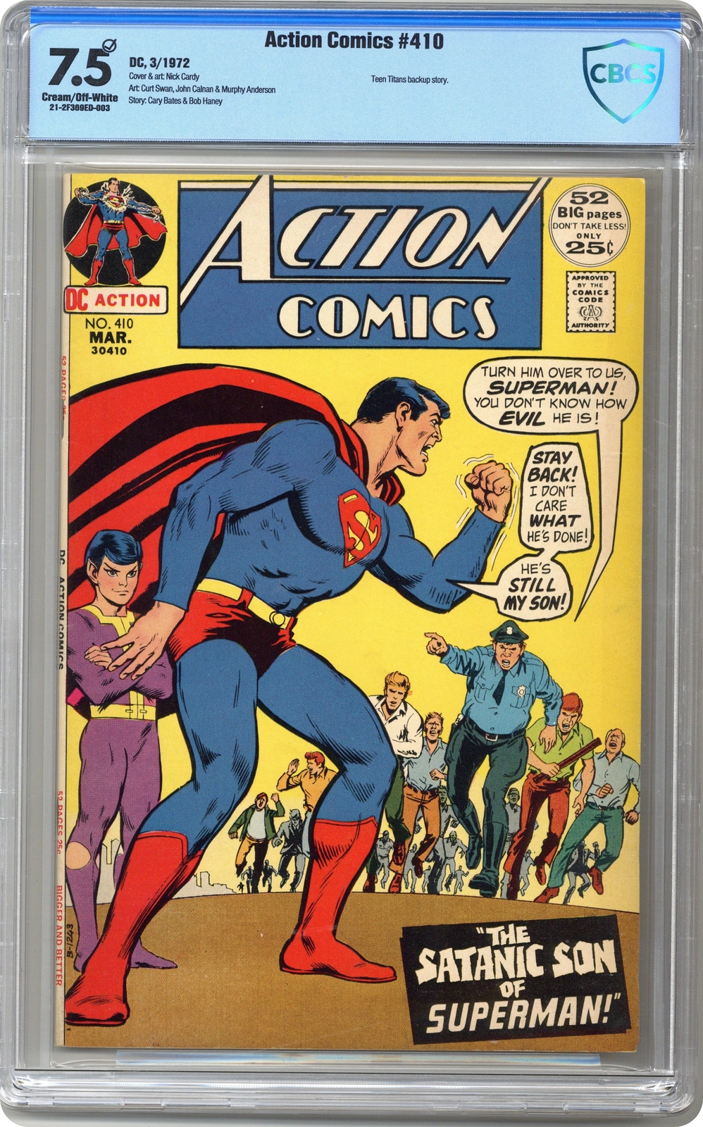 Action Comics #410 CBCS 7.5 1972 | eBay