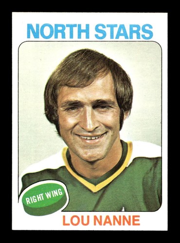 1975 76 Topps #143 Lou Nanne North Stars NEAR MINT *r6 | eBay