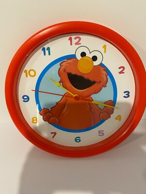 SESAME STREET ELMO WALL CLOCK - NEW | eBay