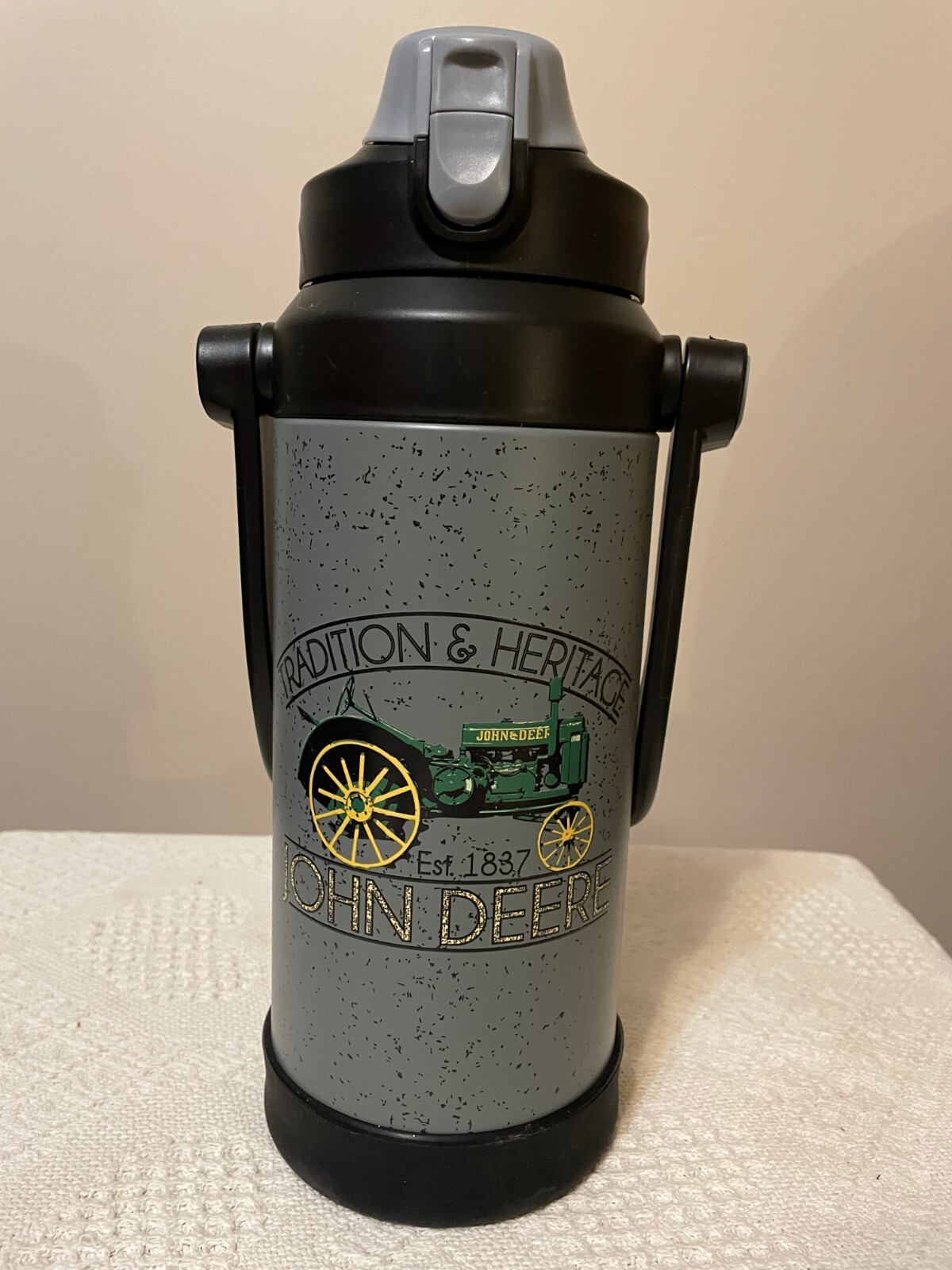 TRADITION & HERITAGE JOHN DEERE Thermal Jug Lid & handle 2.1 qt VINTAGE ...