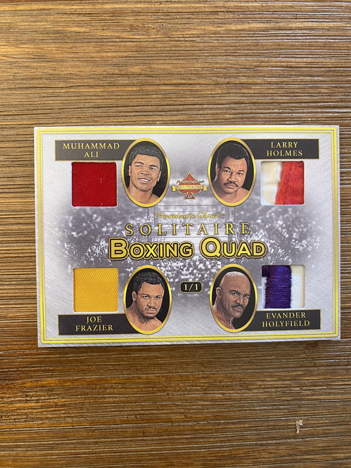 2021 President's Choice Solitaire 2.0 - 1/1 Ali Frazier Holyfield ...