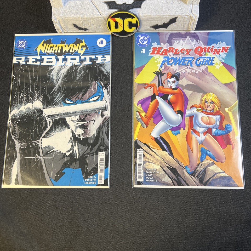 DC Comics #1 Bundle Nightwing Rebirth 1 Harley Quinn Power Girl 1 First ...