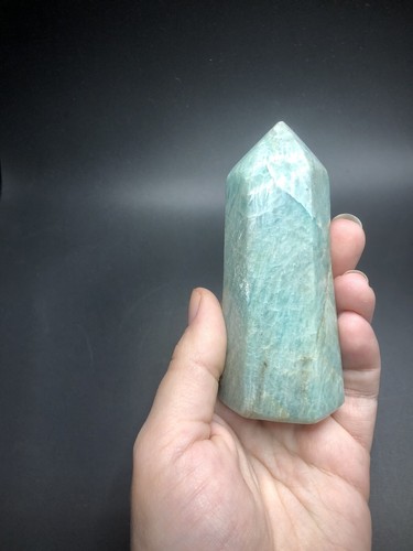 AMAZONITE Crystal Tower Polished Gemstone Point Tower 3.5” Healing Reiki | eBay