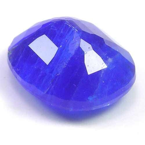 WINSOME VIBRANT FLUORESCENT BLUE COLOR! OVAL CUT HAUYNE - AFGHANISTAN ...