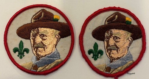 2 Baden Powell 3-inch round patches; cloth backs | eBay