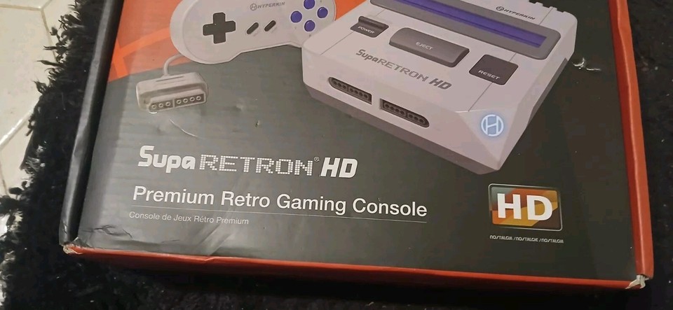 Vintage Supa Retron HD Gaming Console-Gray-NES Hyperkin-New In Box!!Unopened! | eBay