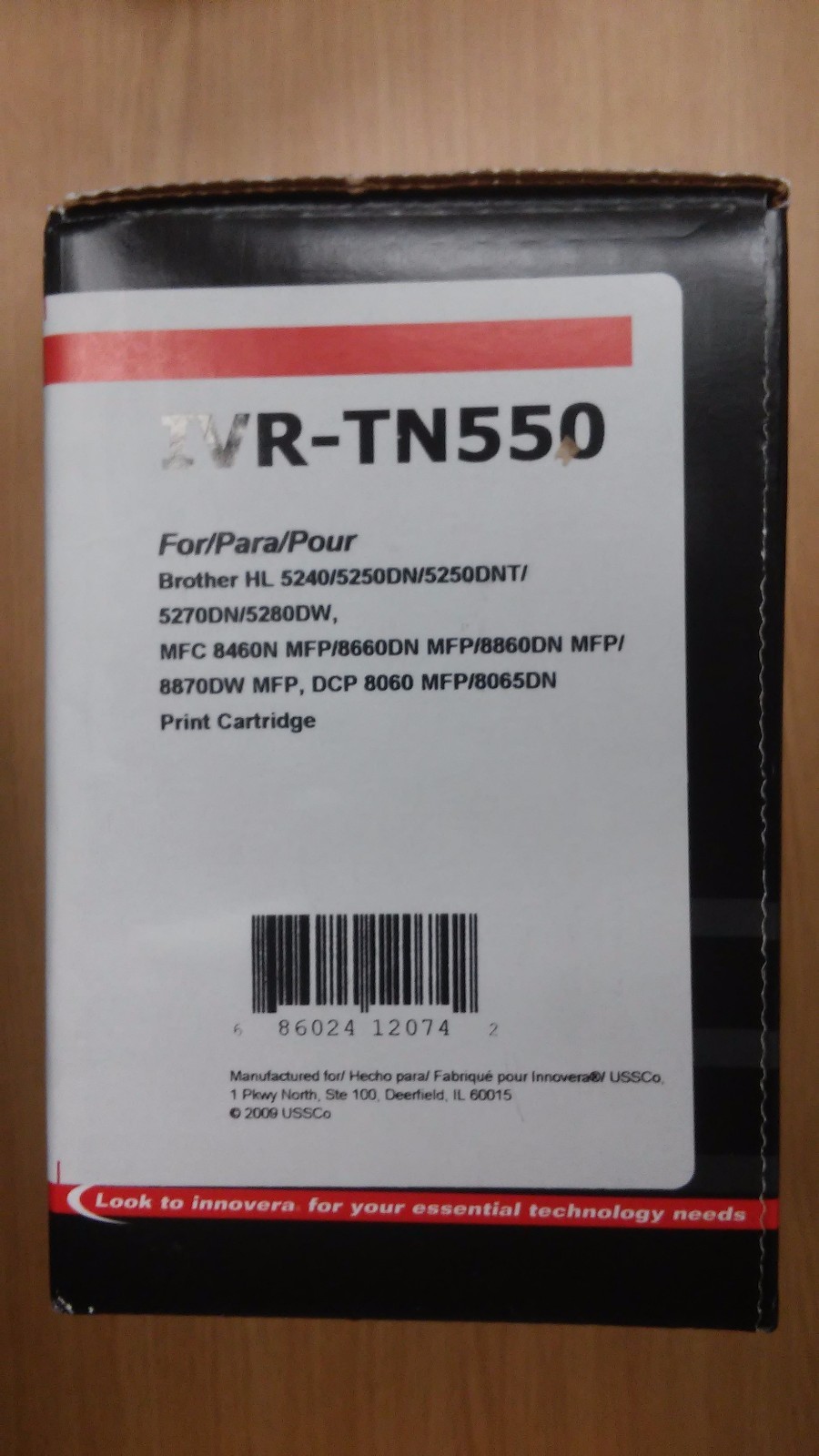 Innovera IVR-TN550 for Brother TN550 Toner - Monochrome Laser - NEW Lot ...