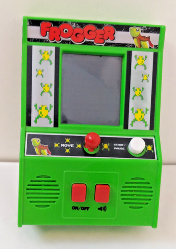 FROGGER Mini Arcade Cab handheld Electronic Video Game by Konami Works ...