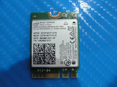 Acer Chromebook CB3-532-C3F7 15.6" Genuine WiFi Wireless Card 7265ngw ...