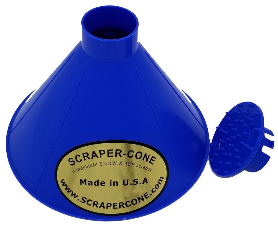 Scraper Cone Ice Scraper, Car windshield snow Scraper, Round shaped Ice ...